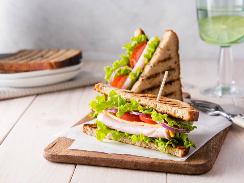 Club sandwich - Gammaldags Recept